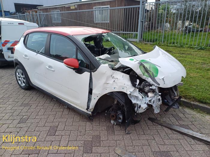 Citroen C3 Schrottauto (2020, Weiß, Rot) Fa. Klijnstra & Zn. VOF