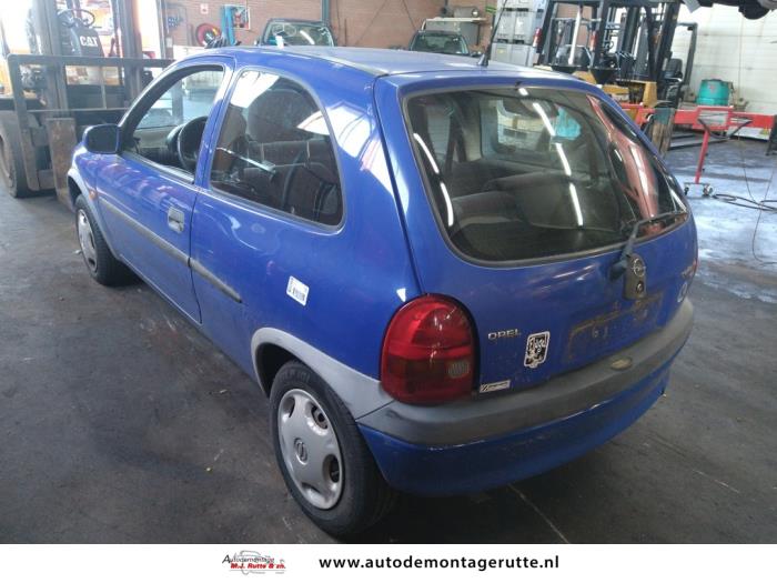 Opel Corsa B 1.2i 16V Salvage vehicle (1998, Blue)