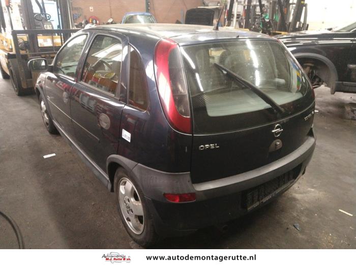 Opel Corsa C 1.2 16V Salvage vehicle (2001, Blue)