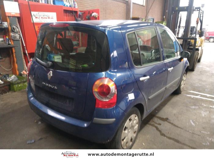 Renault Modus/Grand Modus 1.6 16V Salvage vehicle (2005, Blue)