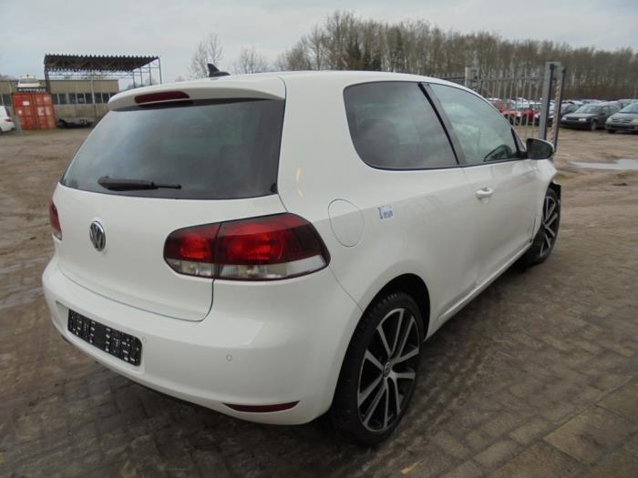 Volkswagen Golf VI 1.4 TSI 160 16V Salvage vehicle (2010, White)