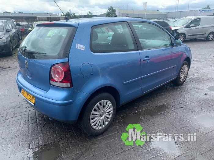 Volkswagen Polo IV 1.2 Salvage vehicle (2007, Blue)