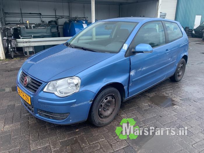 Volkswagen Polo IV 1.2 Salvage vehicle (2007, Blue)