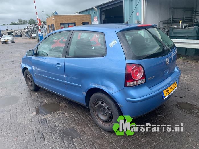 Volkswagen Polo IV 1.2 Salvage vehicle (2007, Blue)