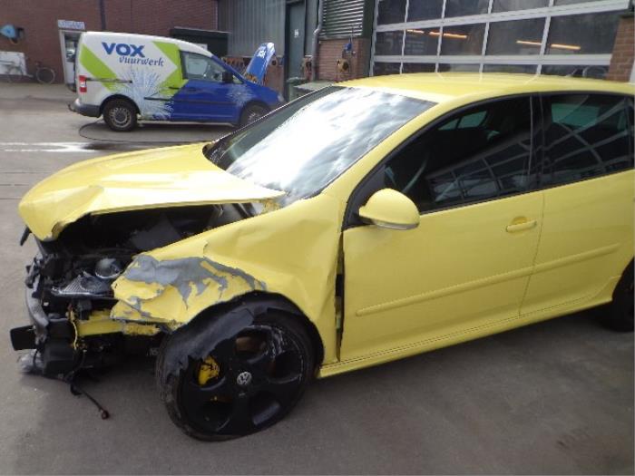 Volkswagen Golf V 2.0 GTI 16V Edition 30 Salvage vehicle (2008, Yellow)
