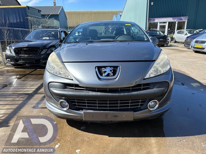Peugeot 207 CC 1.6 16V Épave (2008, Gris) Autodemontage Aandijk