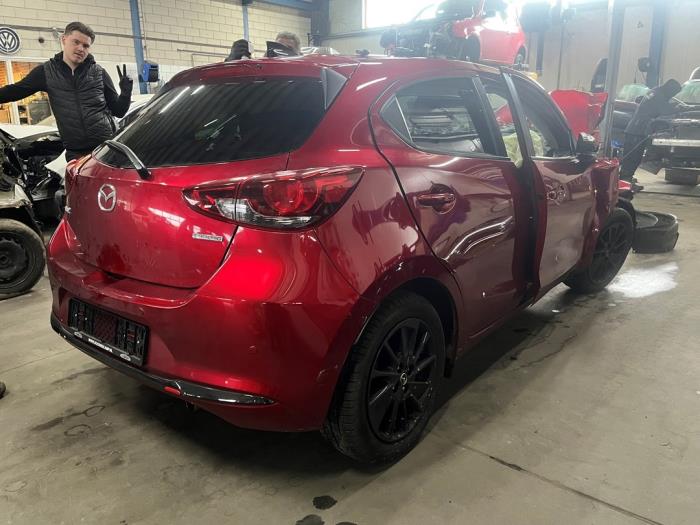 Mazda 2 1.5 e-SkyActiv G 90 Salvage vehicle (2023, Red)