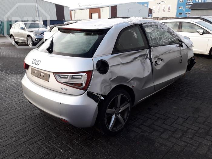 Audi A1 1.2 TFSI Salvage vehicle (2013, Metallic, Silver grey)
