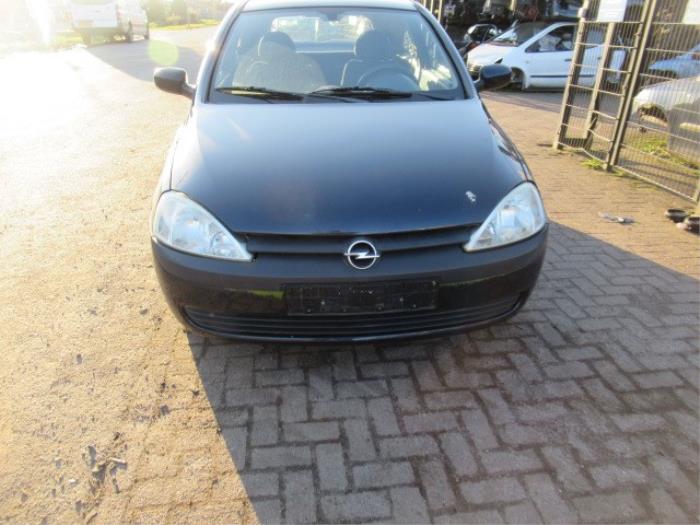 Opel Corsa C 1.2 16V Salvage vehicle (2001, Blue)