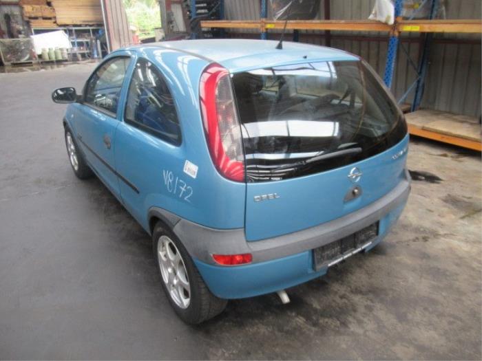 Opel Corsa C 1.2 16V Salvage vehicle (2001, Blue)