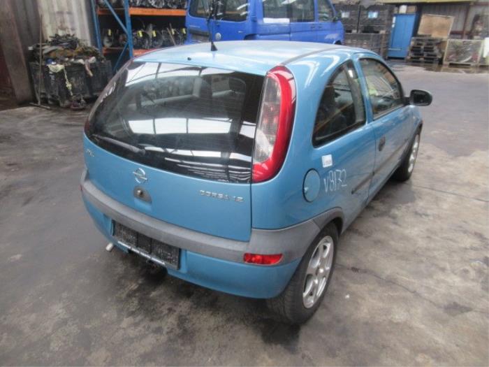 Opel Corsa C 1.2 16V Salvage vehicle (2001, Blue)