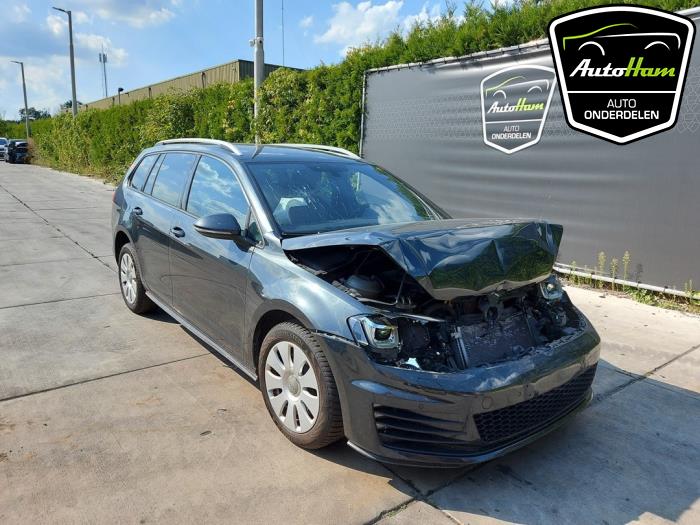 Volkswagen Golf VII Variant 2.0 GTD 16V Épave (2015, Foncé, Gris)