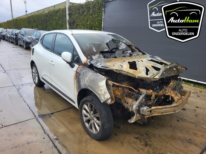 Renault Clio V 1.0 TCe 100 12V Bi-Fuel Salvage vehicle (2021, White)