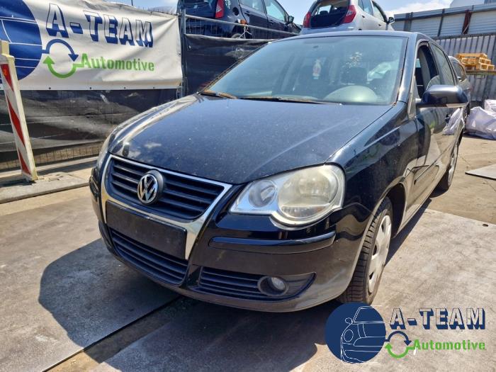 Volkswagen Polo IV 1.2 Salvage vehicle (2007, Black)