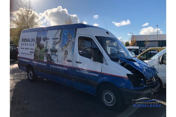 Mercedes Sprinter 3,5t 319 CDI V6 24V, BlueTEC Épave (2010, Blanc)