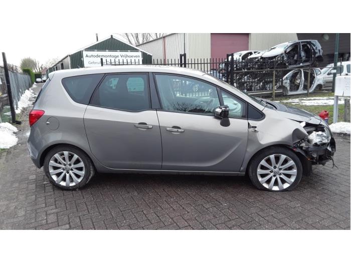 Opel Meriva 1.4 Turbo 16V ecoFLEX Épave (2012, Brun, Gris foncé, Gris)