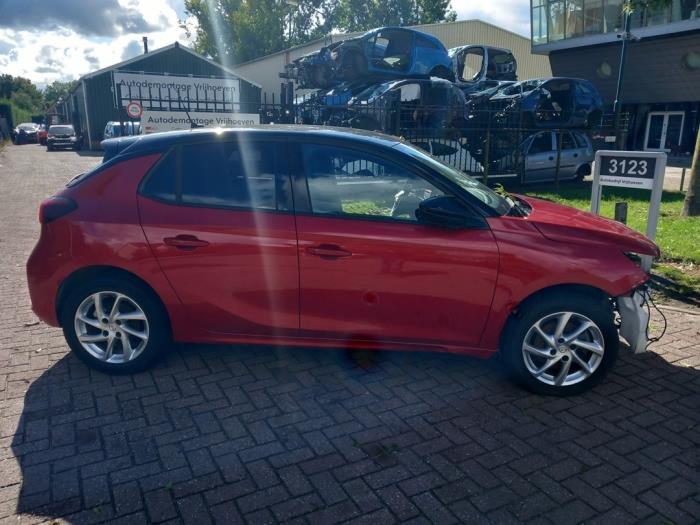 Opel Corsa F 1.2 12V 100 Salvage vehicle (2020, Red)