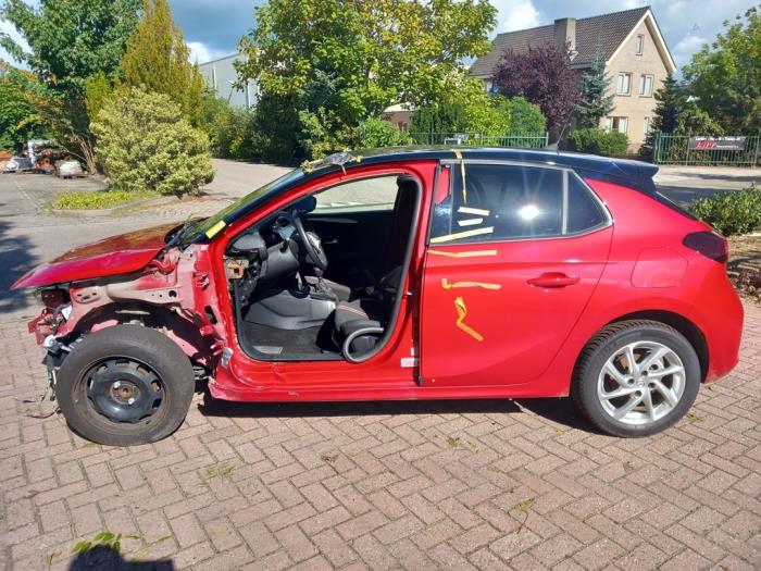 Opel Corsa F 1.2 12V 100 Salvage vehicle (2020, Red)