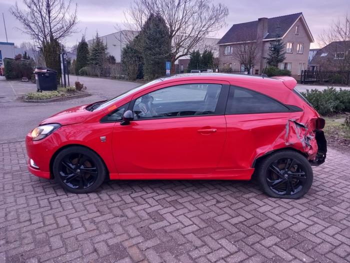 Opel Corsa E 1.0 SIDI Turbo 12V Épave (2014, Rouge)