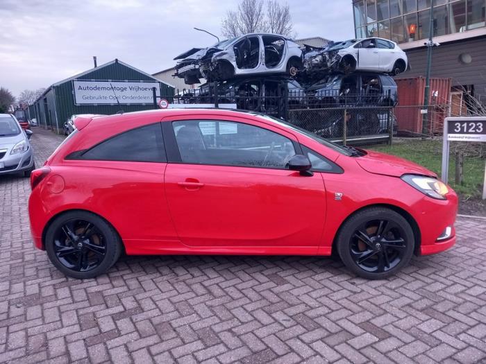 Opel Corsa E 1.0 SIDI Turbo 12V Épave (2014, Rouge)