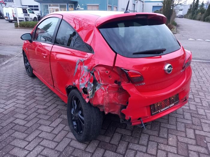 Opel Corsa E 1.0 SIDI Turbo 12V Épave (2014, Rouge)