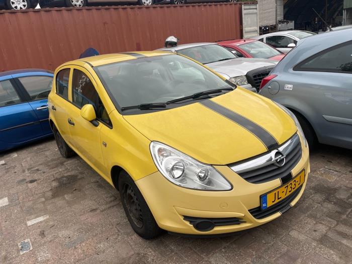 Opel Corsa D 1.0 Salvage vehicle (2009, Yellow)