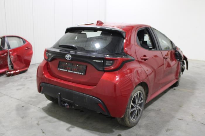 Toyota Yaris IV 1.5 12V Hybrid Salvage vehicle (2023, Red)