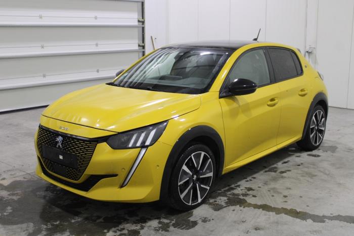 Peugeot 208 II e-208 50 kWh Salvage vehicle (2020, Yellow)