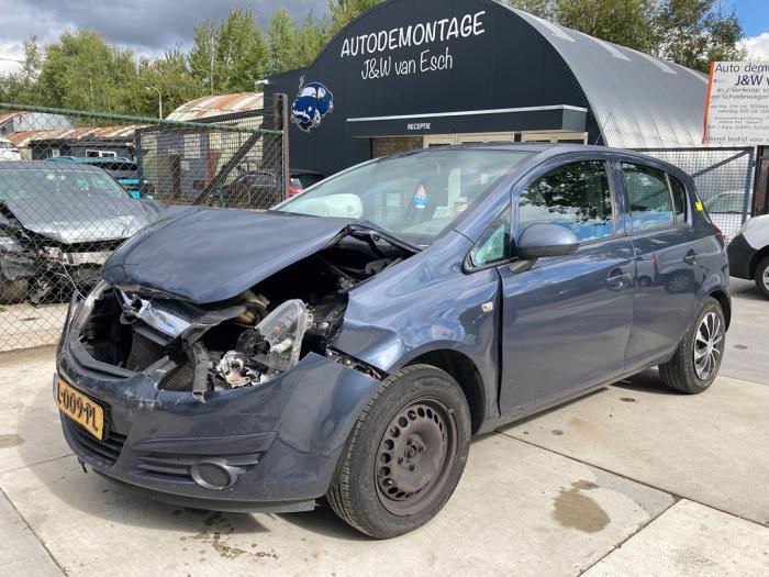 Opel Corsa D 1.4 16V Twinport Salvage vehicle (2010, Blue)