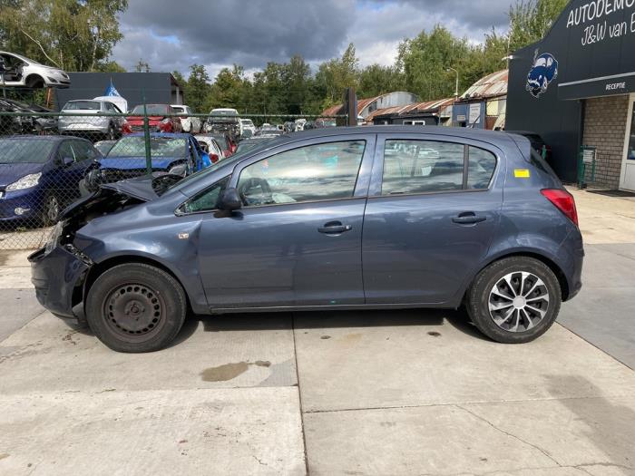 Opel Corsa D 1.4 16V Twinport Salvage vehicle (2010, Blue)