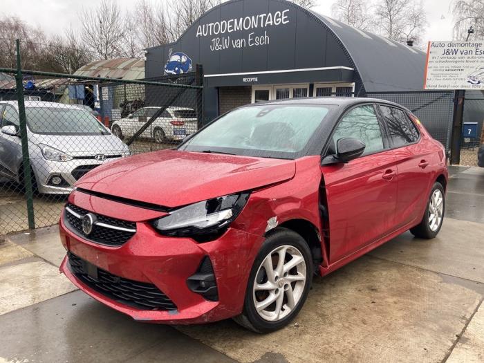 Opel Corsa F 1.2 Turbo 12V 100 Salvage vehicle (2021, Dark, Red)