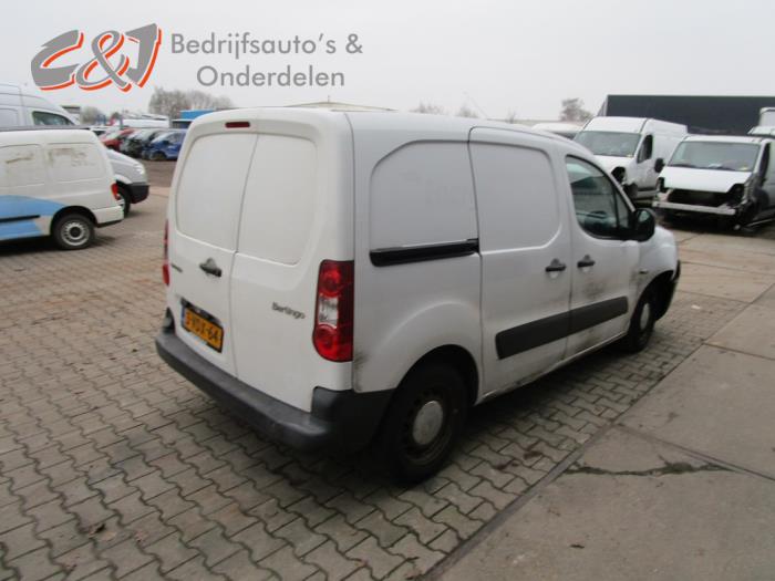 Citroen Berlingo 1.6 Hdi 75 16V Phase 1 Épave (2009, Blanc)