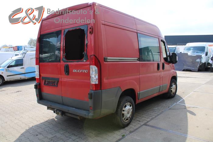 Fiat Ducato 2.3 D 130 Multijet Salvage vehicle (2013, Red)