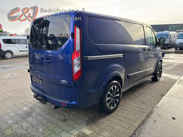 Ford Transit Custom 2.0 TDCi 16V Eco Blue 170 Épave (2018, Bleu)