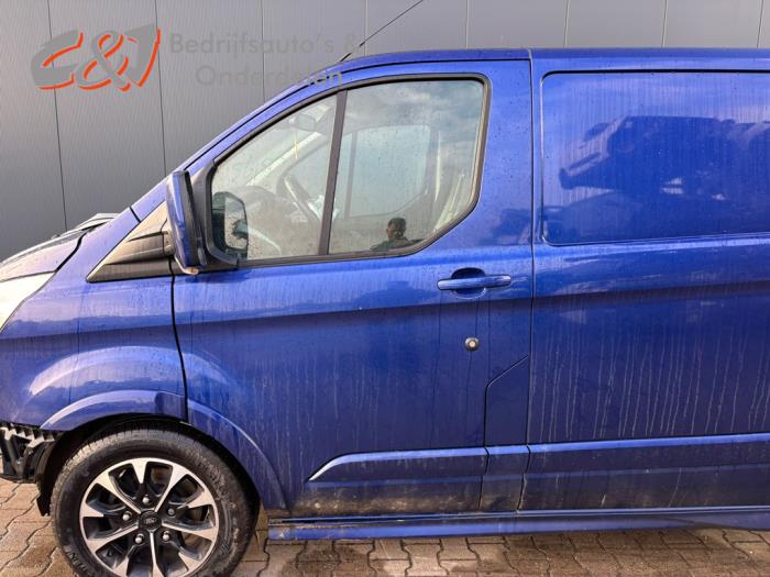Ford Transit Custom 2.0 TDCi 16V Eco Blue 170 Épave (2018, Bleu)