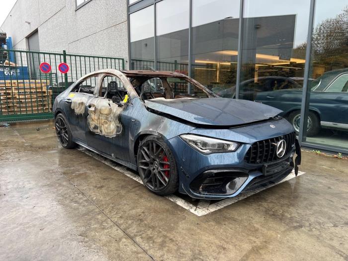 Mercedes CLA AMG 2.0 CLA-45 S AMG Turbo 16V 4-Matic+ Épave (2019, Bleu)