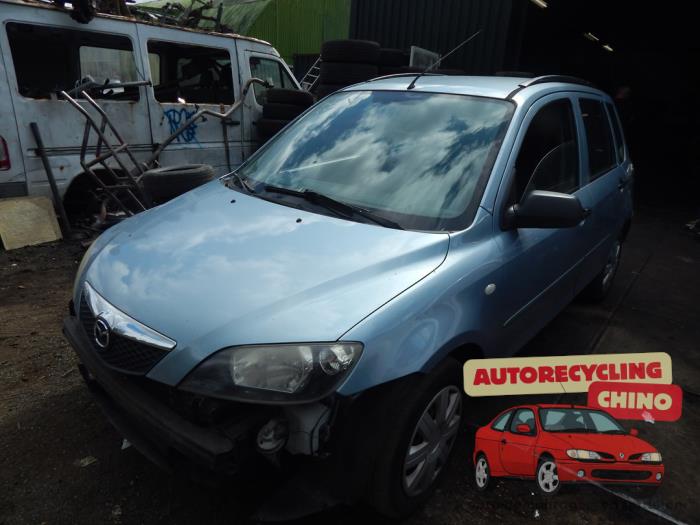 Mazda 2 1.4 16V Salvage vehicle (2004, Silver) Autodemontage Bart