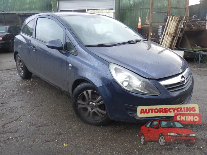 Opel Corsa D 1.3 CDTi 16V ecoFLEX Salvage vehicle (2010, Blue)